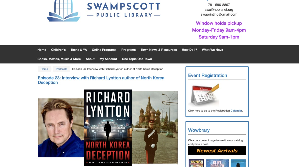 Swampscott Public Library podcast now available on all platforms ...